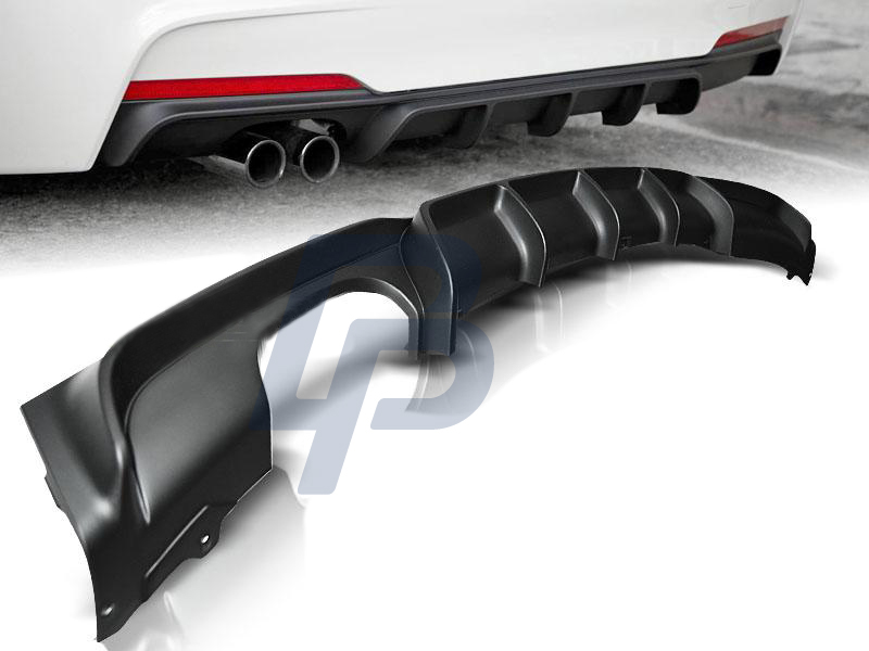 BMW F30 SEDAN MP SINGLE OUTLET TWIN MUFFLER DIFFUSER - bluepower.se