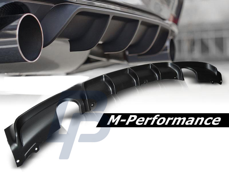 BMW F30 SEDAN MP TWIN OUTLET SINGLE MUFFLER (335I 335D) DIFFUSER ...