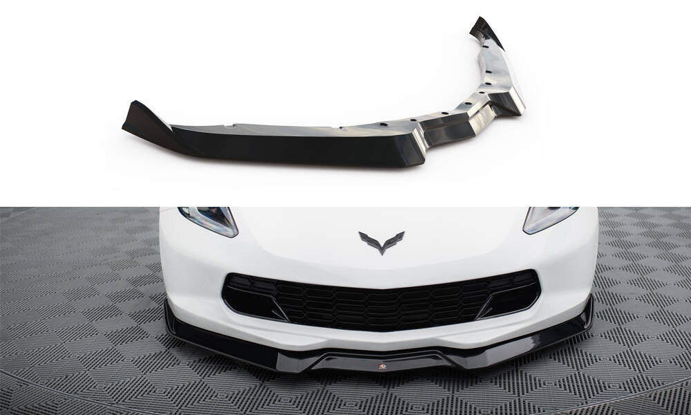 Front Splitter V.2 Chevrolet Corvette C7 - bluepower.se