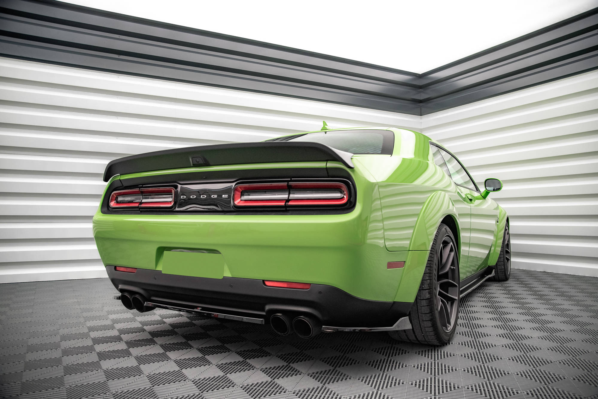 Rear Side Splitters Dodge Challenger SRT Hellcat Widebody Mk3 ...