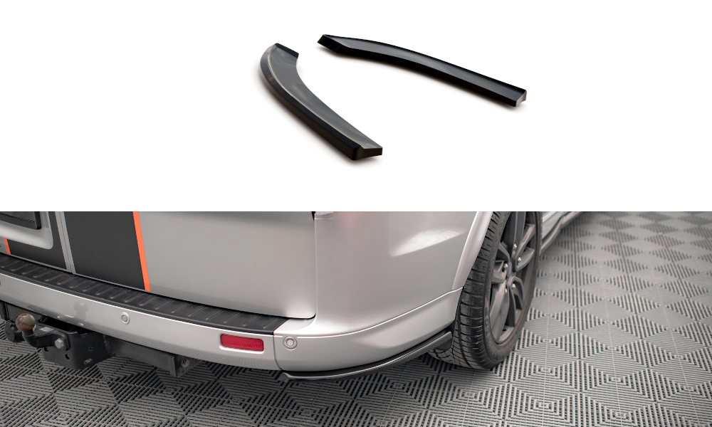 Rear Side Splitters Ford Transit Custom ST-Line Mk1 Facelift - bluepower.se