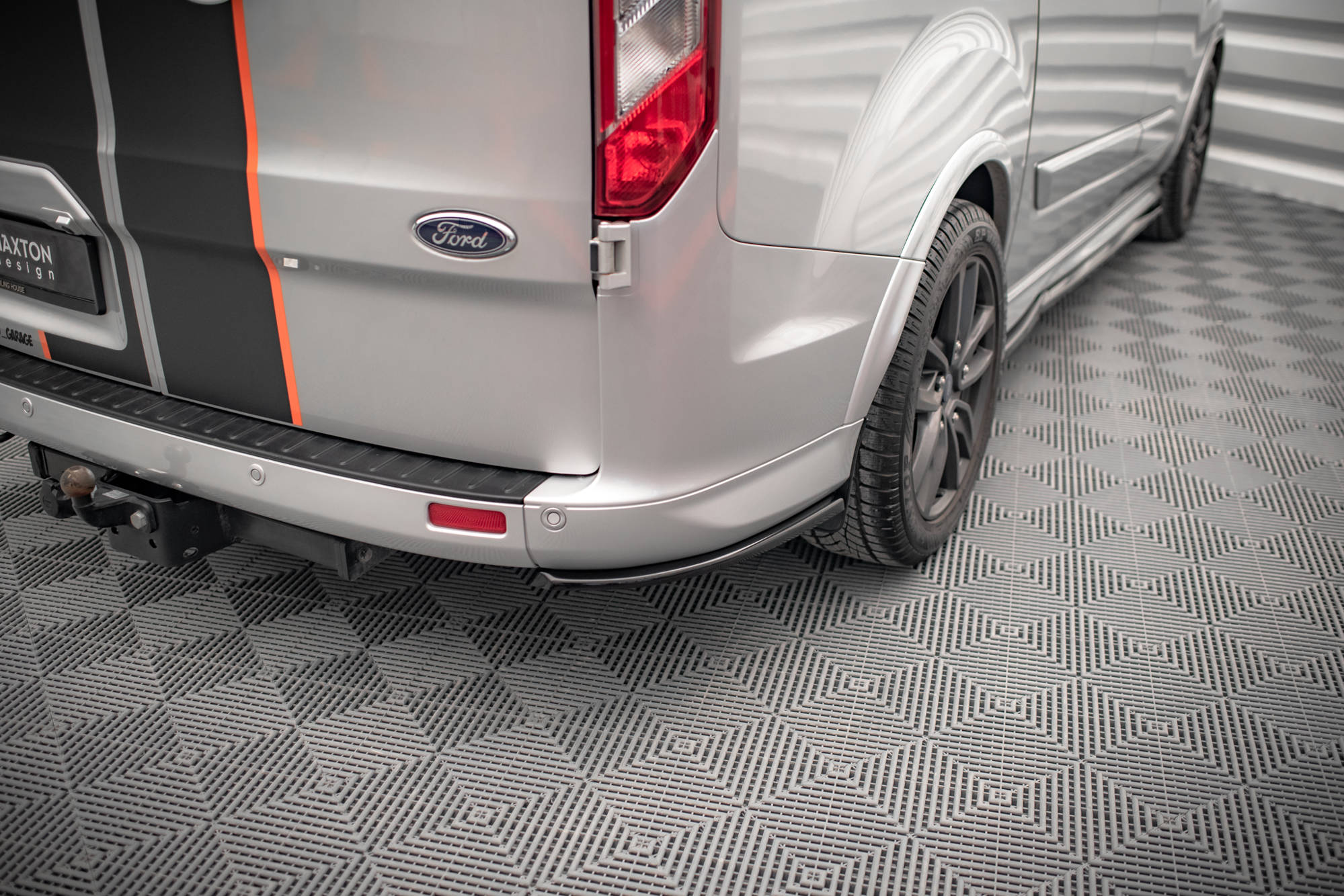 Rear Side Splitters Ford Transit Custom ST-Line Mk1 Facelift - bluepower.se