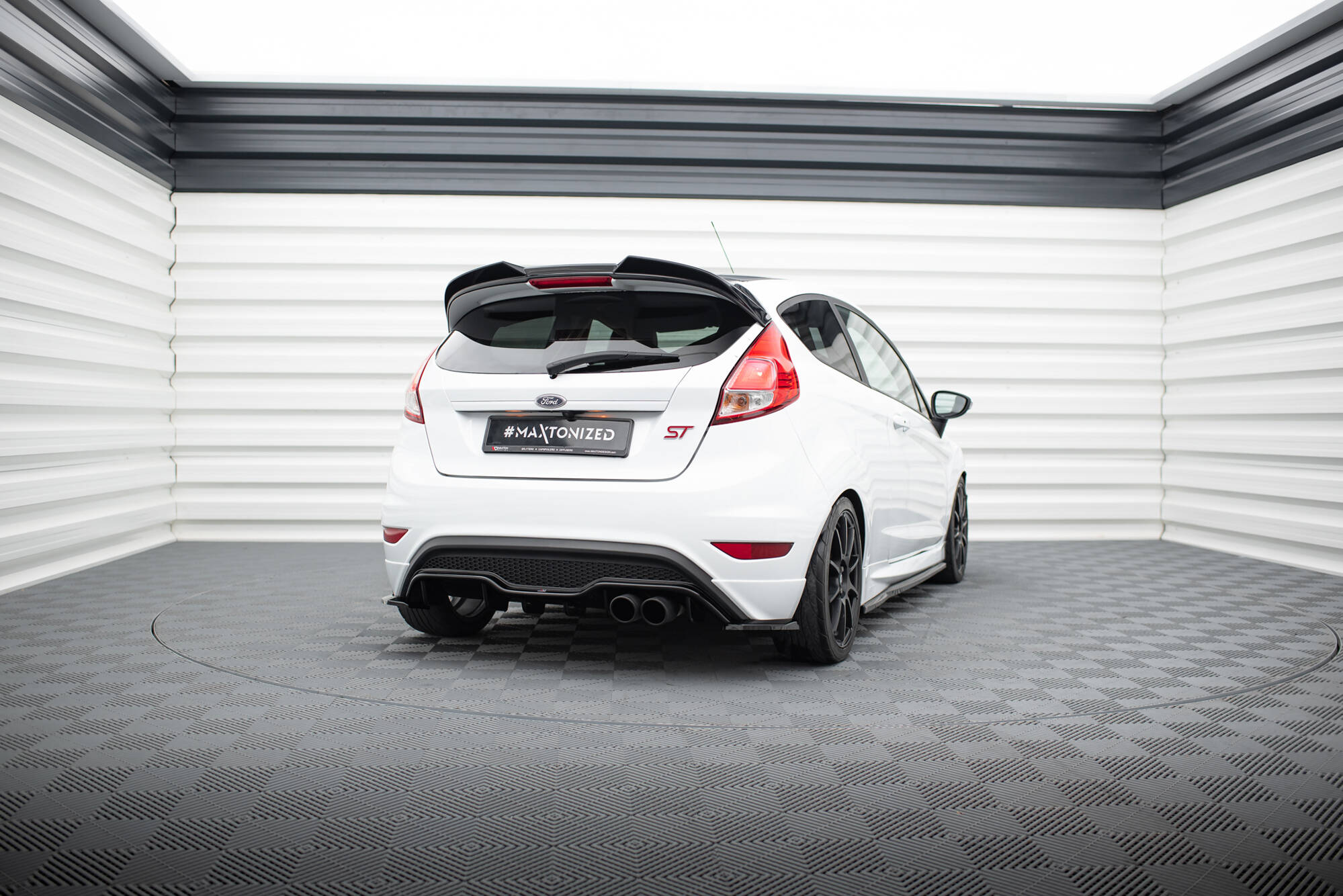 Rear Side Splitters V.3 Ford Fiesta ST Mk7 Facelift - bluepower.se