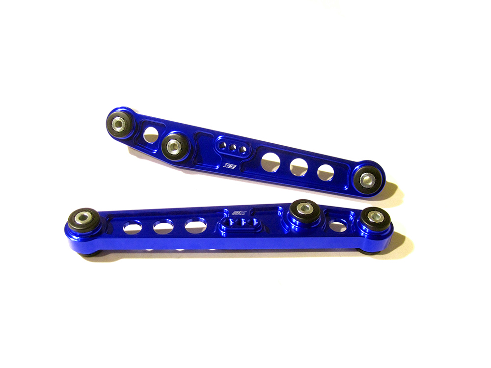 HONDA CIVIC 96-00 EK ALU REAR LOWER CONTROL ARMS V2 BLUE - bluepower.se