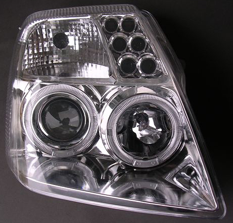 CITROEN C2 CHROME ANGELEYE HEADLIGHTS - bluepower.se