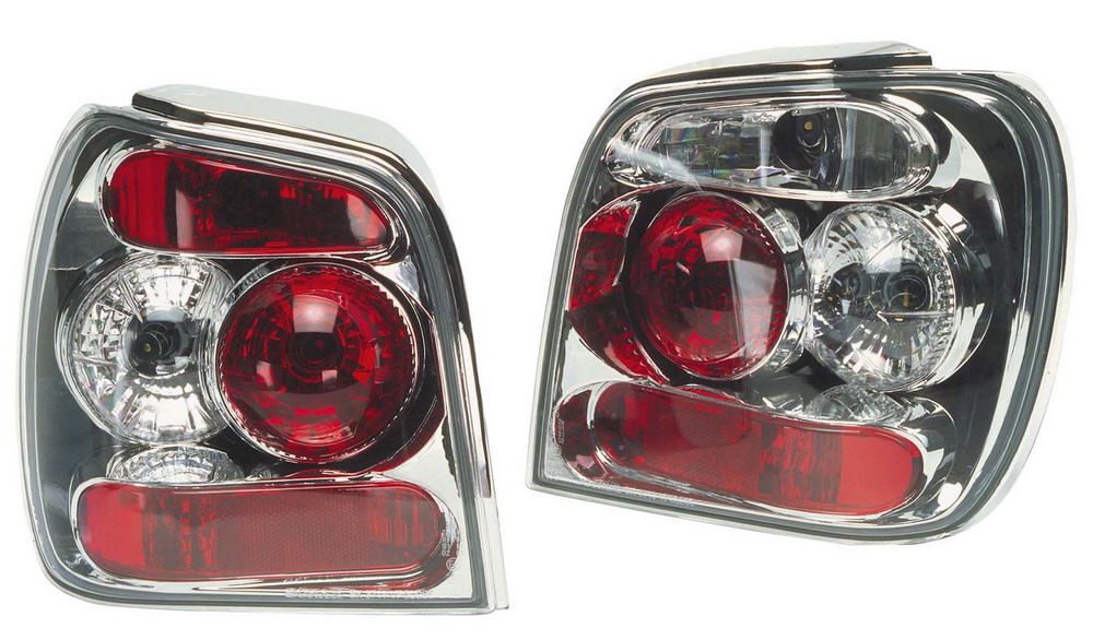 VW POLO 6N 94-99 CHROME TAILLIGHTS - bluepower.se