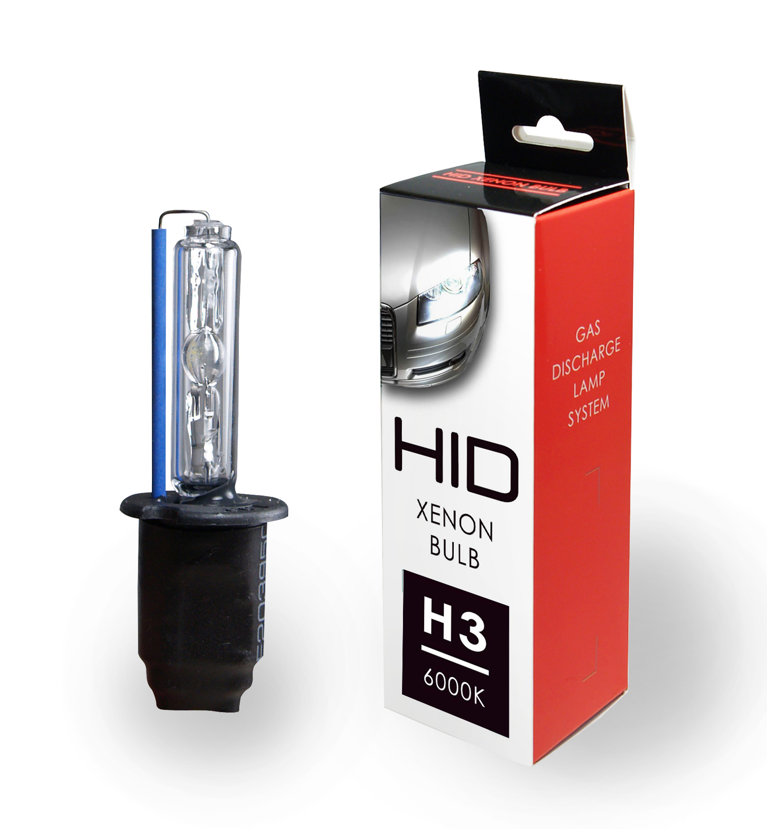 XENON/HID REPLACEMENT BULB 6000K H3 - bluepower.se