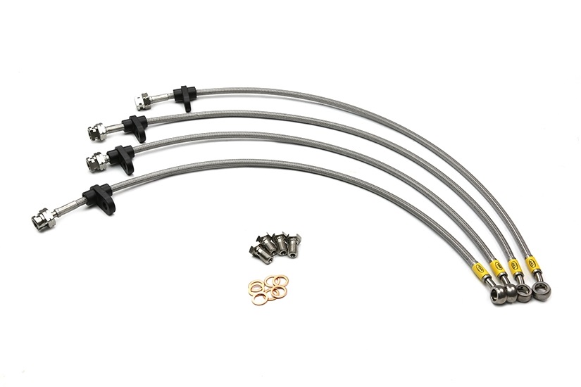 SUBARU IMPREZA WRX/STI 01-07 STAINLESS STEEL HEL BRAKELINES - bluepower.se