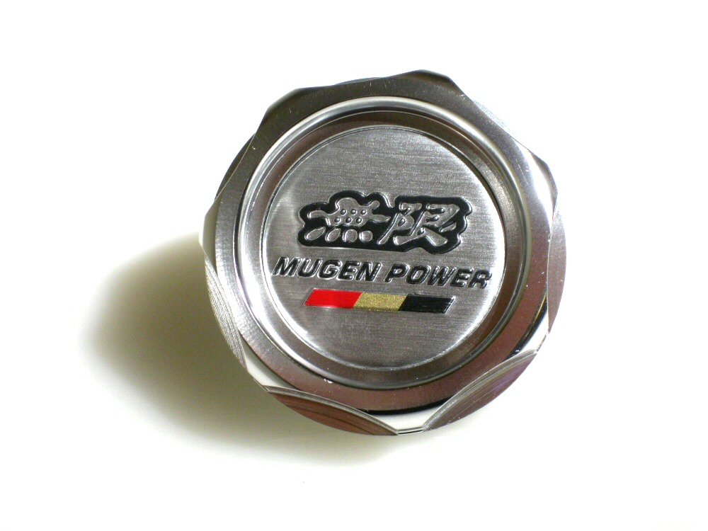 UNIVERSAL HONDA MUGEN STYLE OIL CAP SILVER - bluepower.se