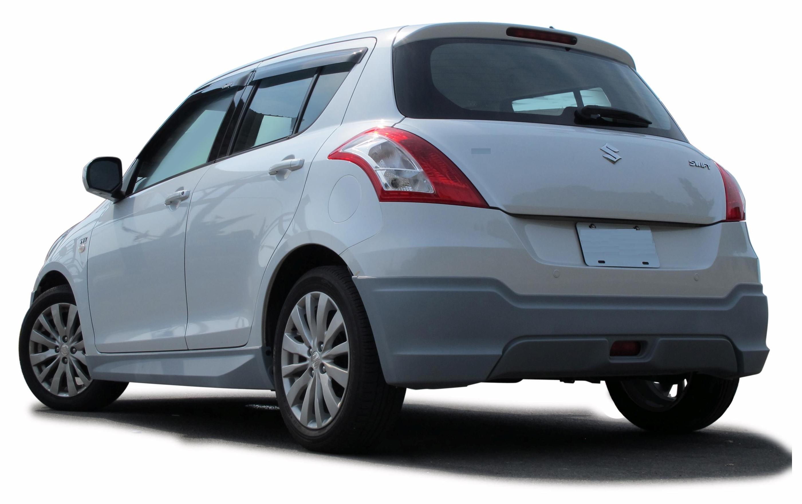SUZUKI SWIFT 11+ X-ITE LOOK ABS REAR BUMPERLIP [SIX] - bluepower.se
