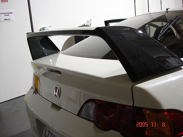 INTEGRA/RSX 01+ TYPE R STYLE CARBON WING MEGAN RACING - bluepower.se