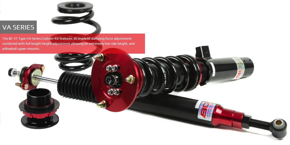 TOYOTA FIELDER AWD 06-11 BC-RACING COILOVER KIT V1-VA - bluepower.se