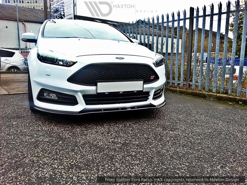 FRONT SPLITTER V.1 FOCUS ST MK3 FACELIFT MODEL - bluepower.se