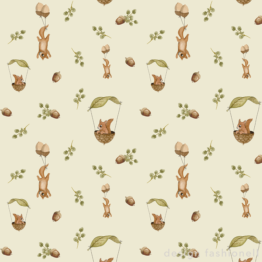 Pysselpappersark - Ekorre - Mönstrat papper - Julpyssel - DIY - Pyssel ...