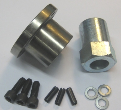 1-1/4" Front Pulley Offset Insert W/Nut Bdl - Nostalgia Motor AB