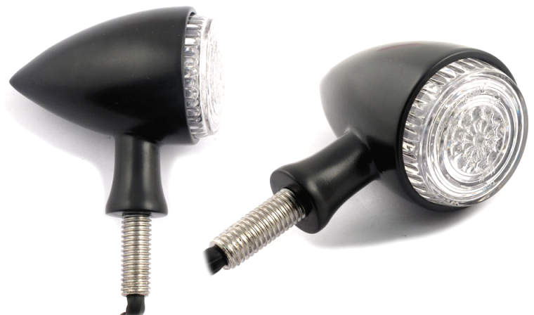 Colorado LED Turn Signals, svarta - Nostalgia Motor AB