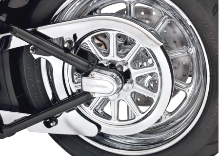 Rear Axle Cover Kit,Softail's 87-05,Chr, Oe - Nostalgia Motor AB