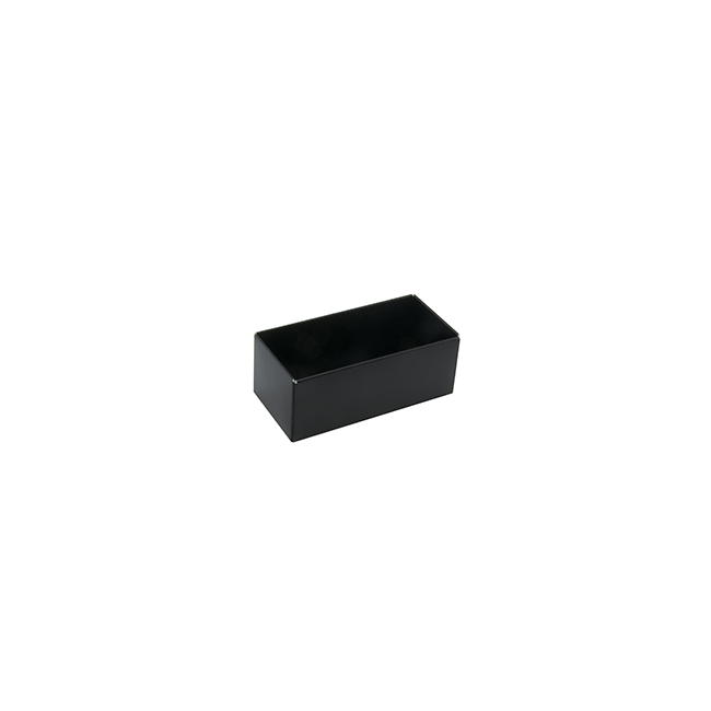 Base for 2-piece Praline Box, Black - Chocolate-packaging.com