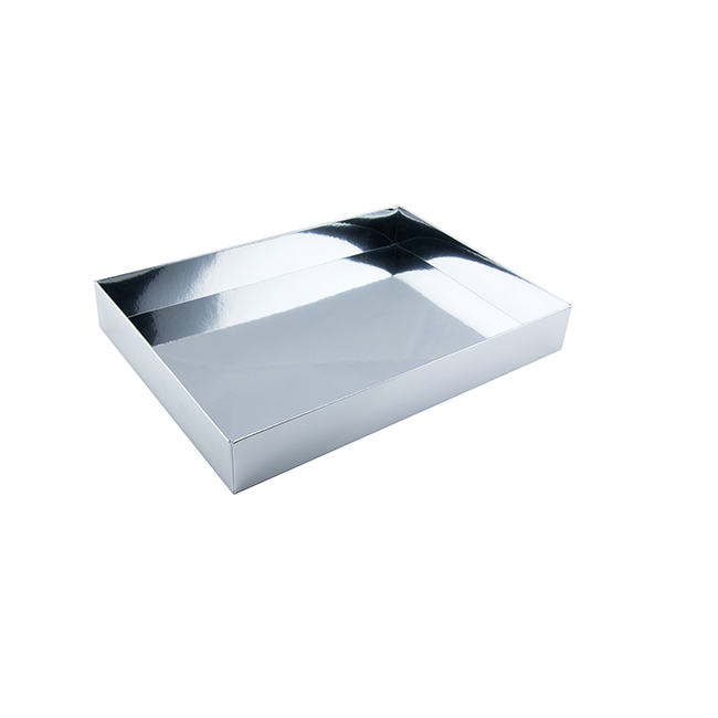 Base for 24 piece chocolate box, silver - Chocolate-packaging.com