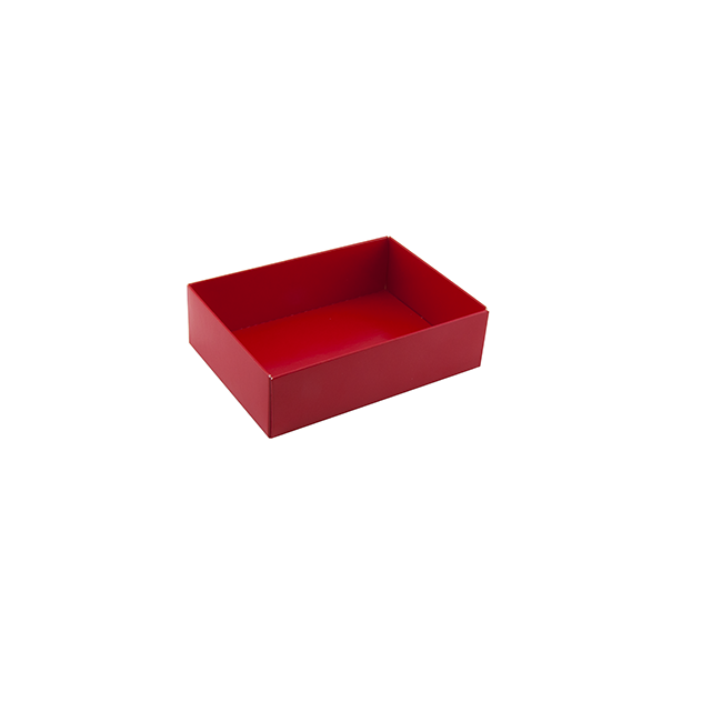 Base for 6 piece chocolate box, red - Chocolate-packaging.com