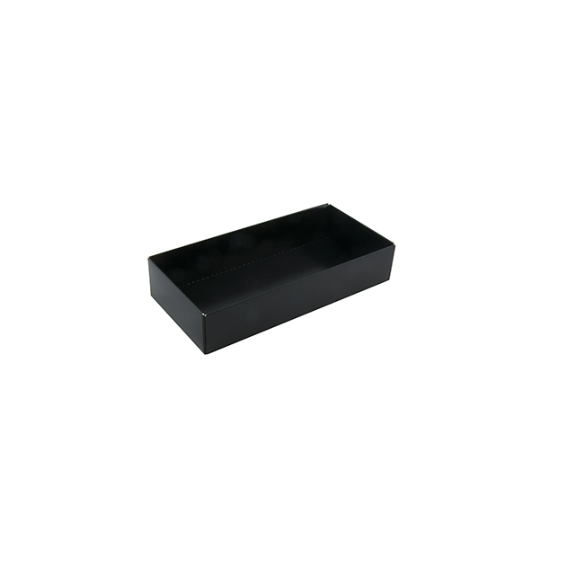 Base for 8 piece chocolate box, black - Chocolate-packaging.com