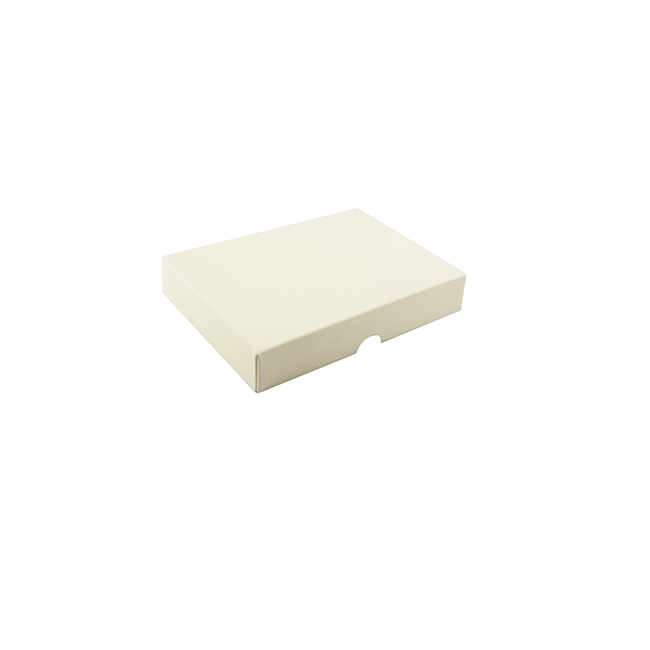 Lid for 12 piece chocolate box, creme texture-embossed - Chocolate ...