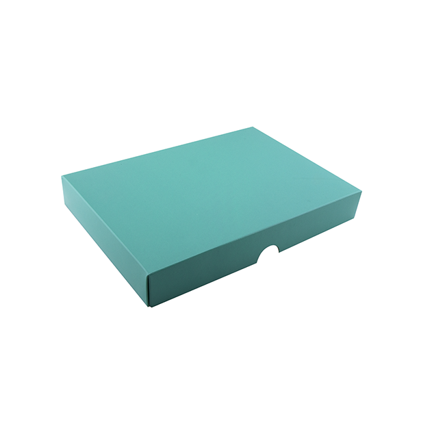 Lid for 24 piece chocolate box, aqua - Chocolate-packaging.com