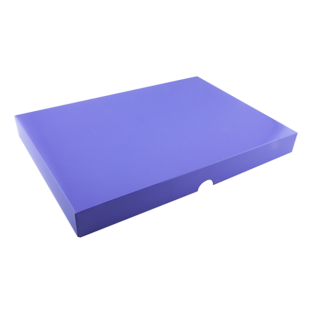 Lid for 48 piece chocolate box, purple - Chocolate-packaging.com