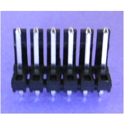 .156" (3.96mm) Locking Header - 6-PIN - Free Play