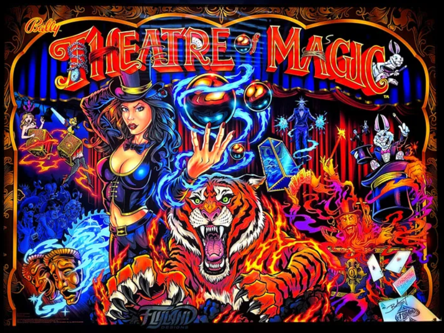 Theatre of Magic - Alternate Translite - Officially Licensed! - Free Play