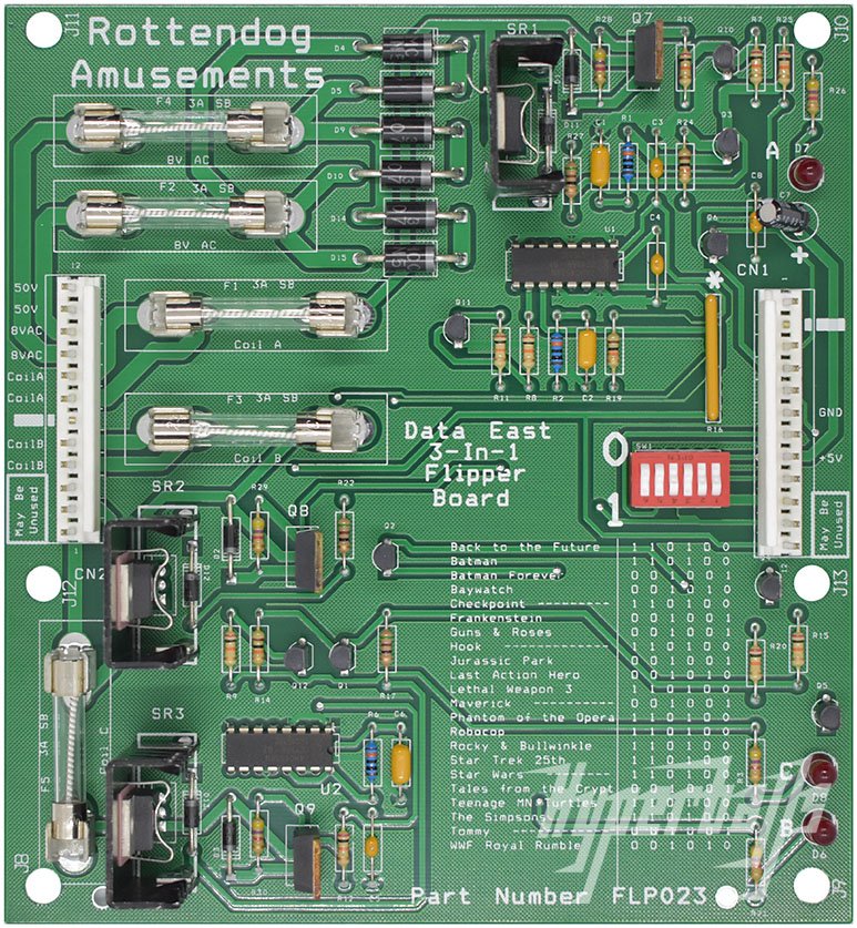 Data East - Universal Flipper Board - Free Play