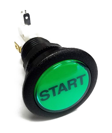 Stern Green 1.5" Start Button & Lamp Assembly - Free Play
