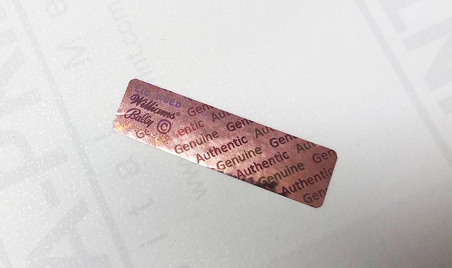 Bally Coin Door Sticker M-1895 - Free Play