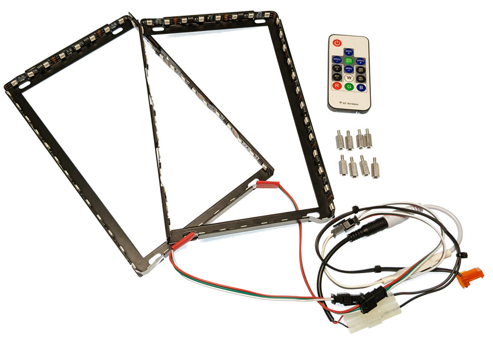 Premium Serial RGB LED Rectangular Speaker Light Kit for Stern SPIKE 2 ...