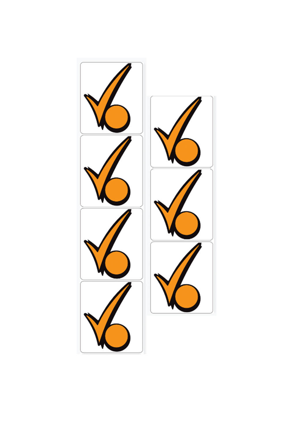 Checkpoint - Target Decal Set (7 pcs) - Free Play