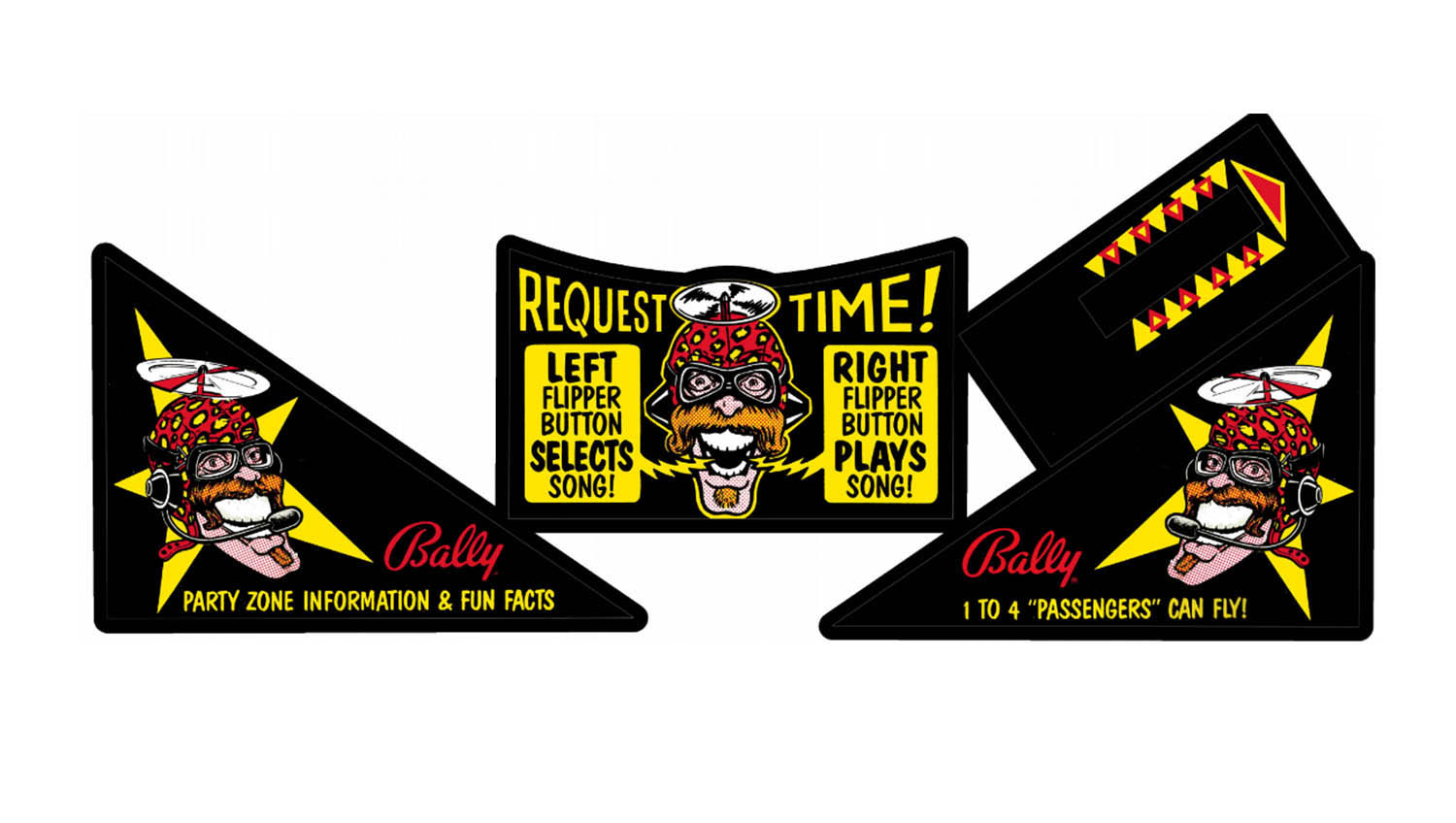 Party Zone Apron Decal Set - Free Play