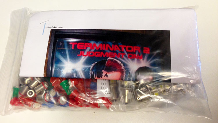 Komplett Premium NON-GHOSTING LED kit - Terminator 2 - Free Play