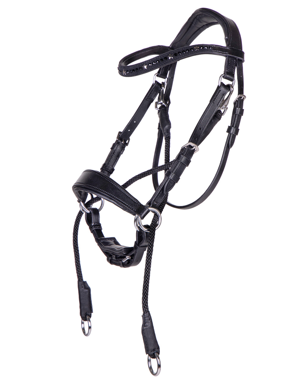 Bitless Bridle / Sidepull QHP Thunderbolt' Crossunder - minishettis ...
