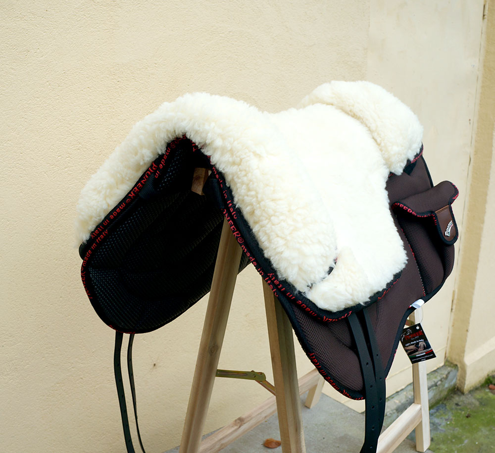 Pioneer® Ridpad Barbacka OUTBACK (AirMesh & merinoull), brun - www.taur.se