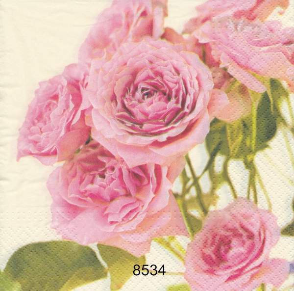 Rosa rosor - Erikslunds Decoupage