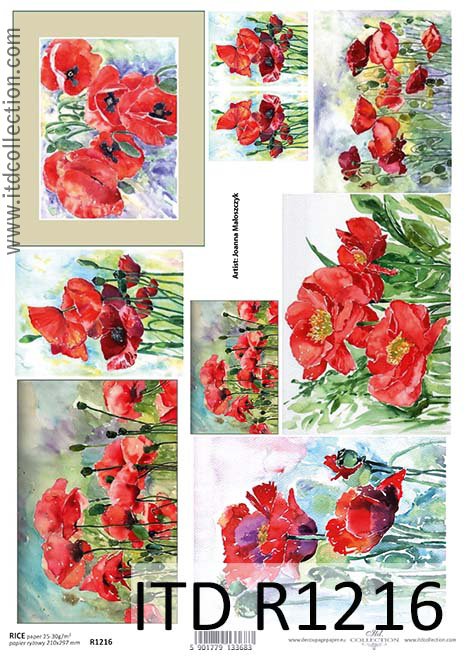 Vallmo - Erikslunds Decoupage