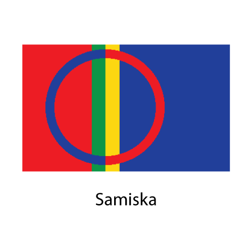 Samiska regionsflagga - Tryckt.se