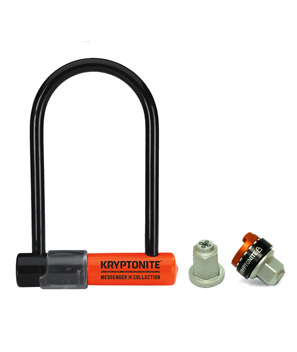 Kryptonite Messenger Mini + WheelNutz combo pack - UrbanBikeWear.com
