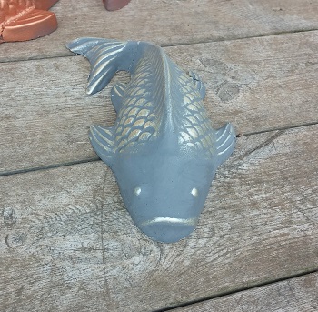 Gjutform Koi fisk smal fena svängd - Tant Gräddelin