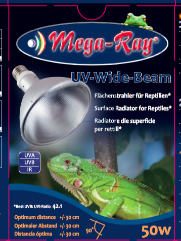 Sköldpaddsgrejer - Mega-Ray UV-Widebeam HID 50 W PAR38