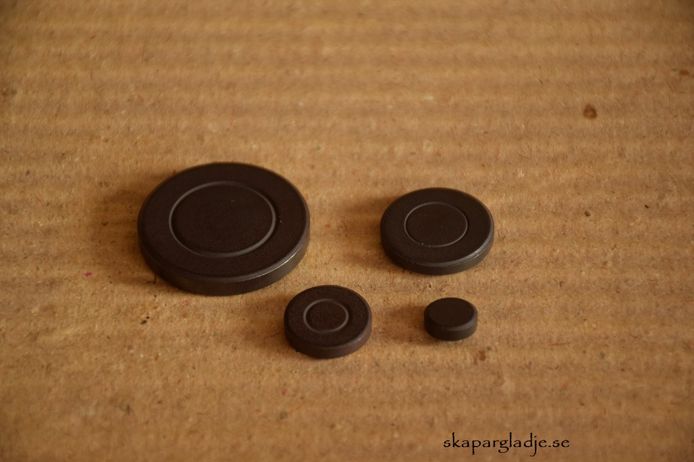 Magneter Runda 15mm St/Förp. - Ateljé SkaparGlädje