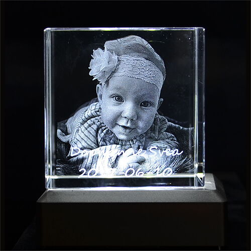 3D Engraving inside Glassblock - Sweden Crystal Design