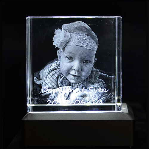 3D Engraving inside Glassblock - Sweden Crystal Design