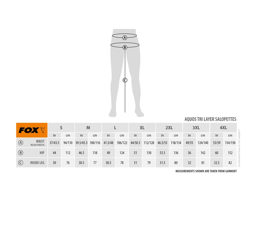 Fox Aquos Tri Layer Salopettes - SportfiskePoolen