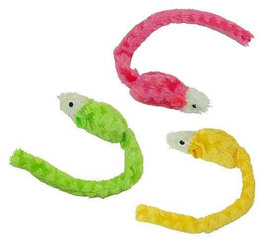 Pritax - Long Tail Mice Pink/Green/Yellow